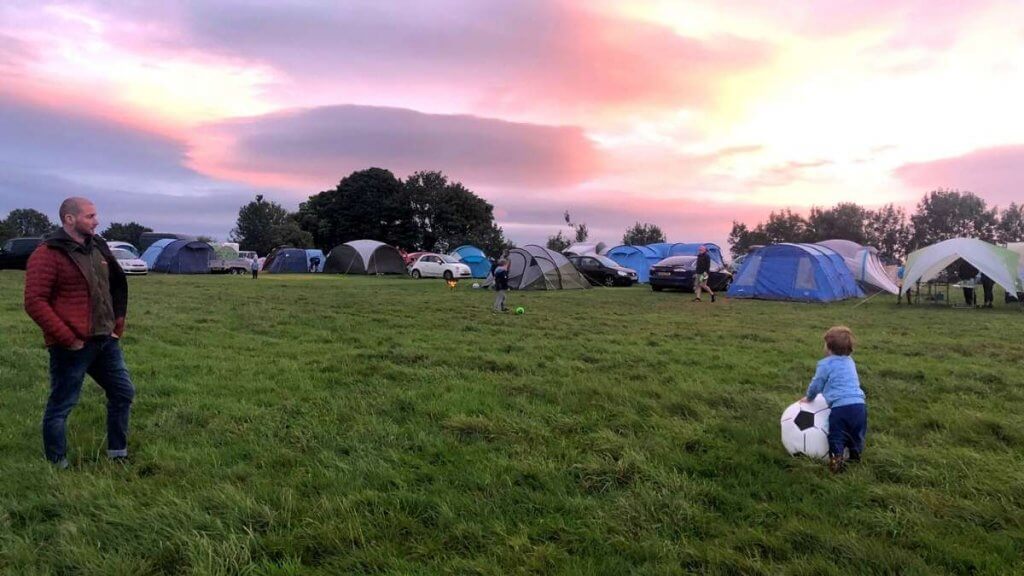 Camping at Common End Farm Campsite in the Peak District